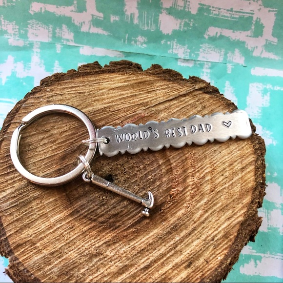 Accessories | Worlds Best Dad Hammer Keychain | Poshmark